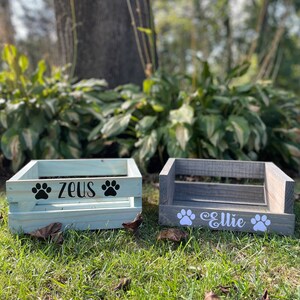 Small Dog Toy Box | Toy Crate | Pet Storage | Pet Toy Crate ...