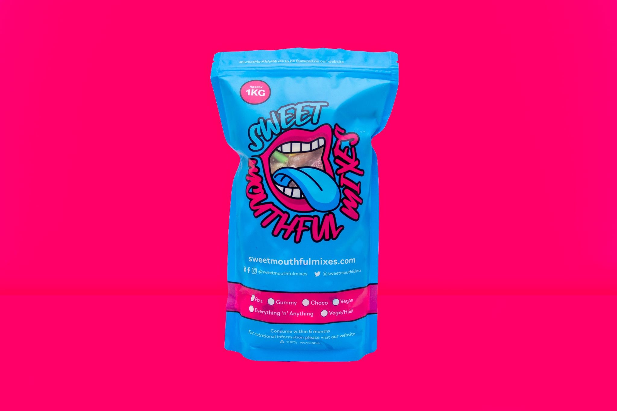 Fizz 1kg Bag Sweet Mouthful Mixes UK Sweets Pick N Mix | Etsy