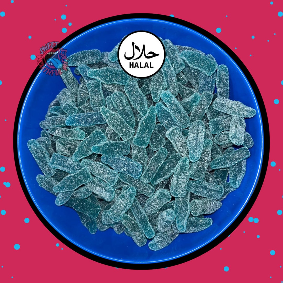 Fizzy Mini Blue Raspberry Bottles - Pick and Mix Sweets | Mix Your Own ...