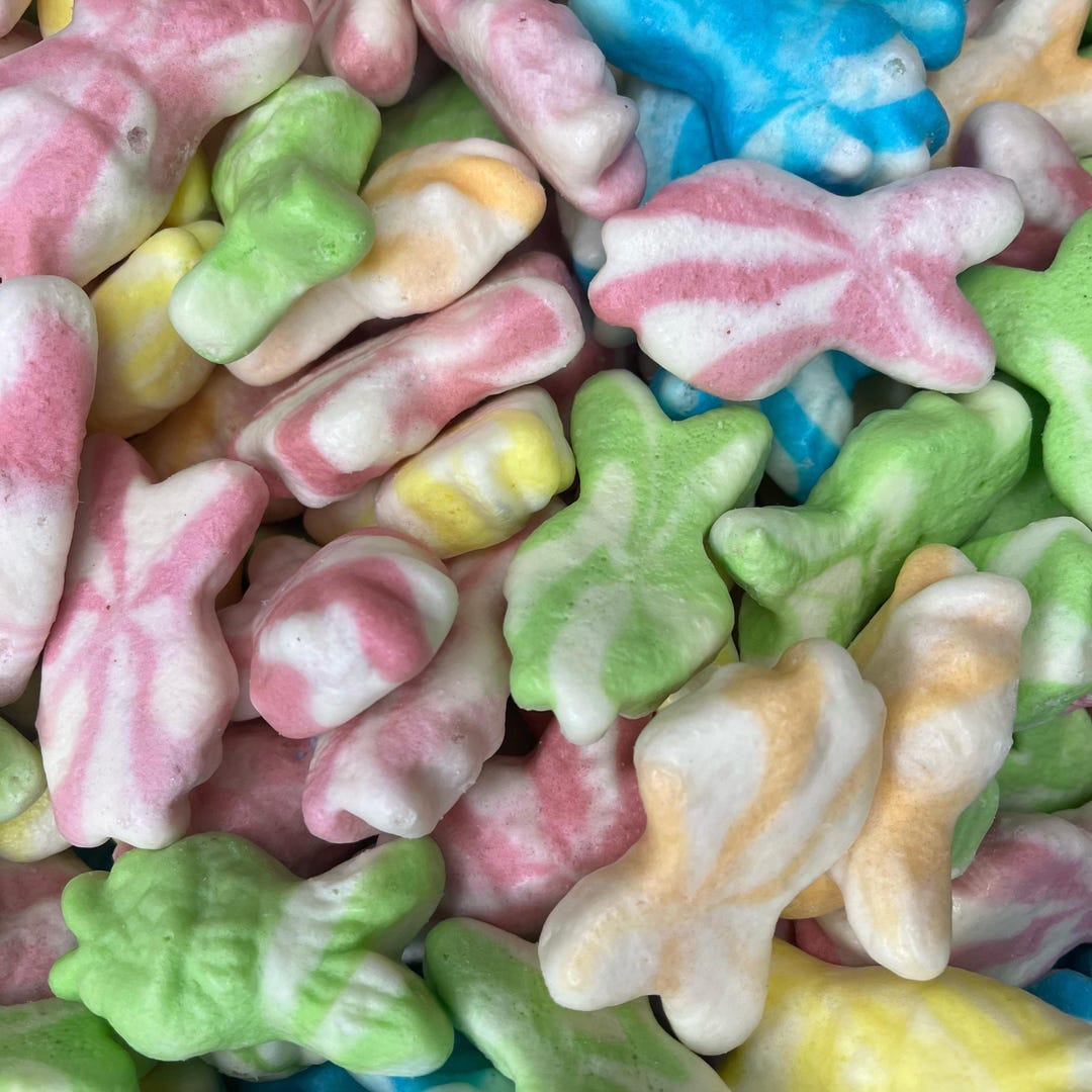 Swirly Fish 6 Pieces - Freeze Dried Sweets | Gluten Free Sweets - Pick ...