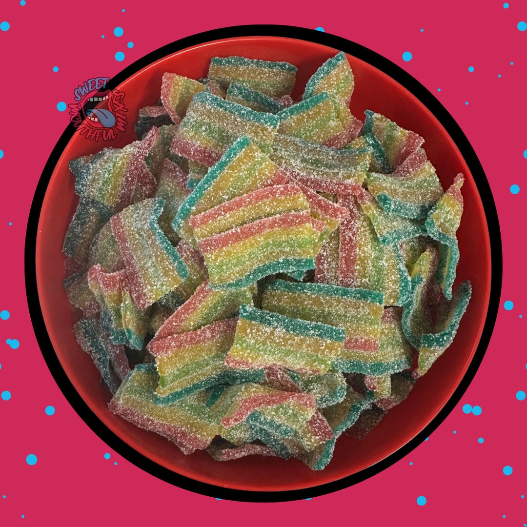Rainbow Belt Bites Pick and Mix Sweets Mix Your Own Sweets Sweet Gift ...
