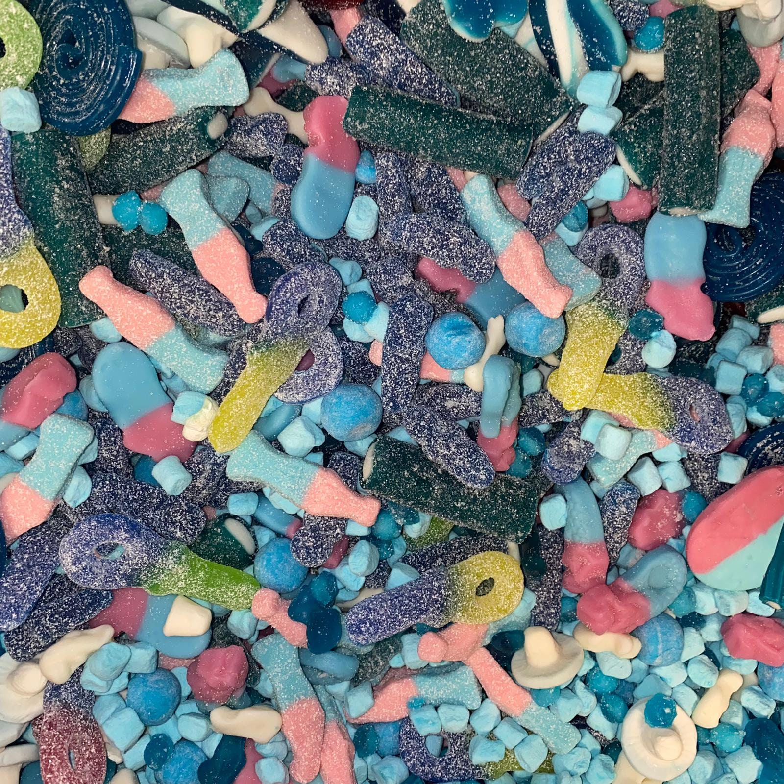 Blue Bag 1kg Bag Sweet Mouthful Mixes UK Sweets Pick N - Etsy UK