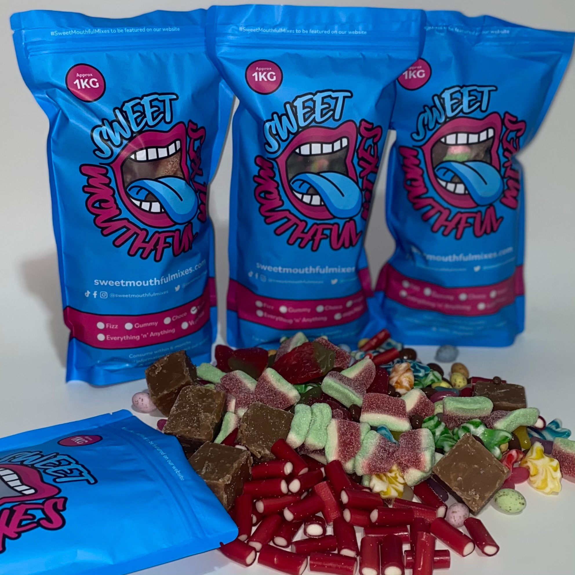 Vegan 1kg Bag Sweet Mouthful Mixes UK Sweets Pick N Mix - Etsy UK