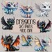 Mythical Dragons Clipart Fantasy Dragon Illustrations Mythical ...