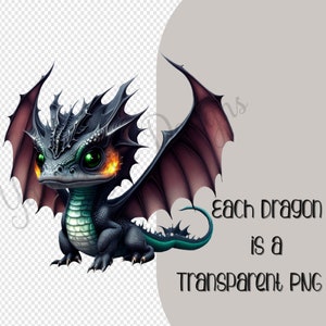 Mythical Dragons Clipart Fantasy Dragon Illustrations Mythical ...