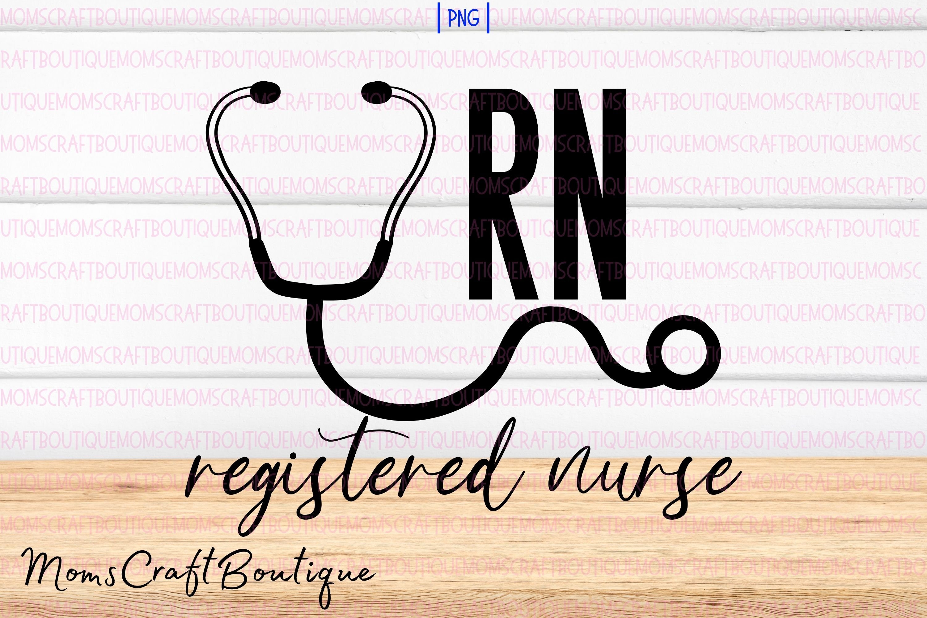 Registered Nurse svg RN svg Stethoscope svg medical svg | Etsy