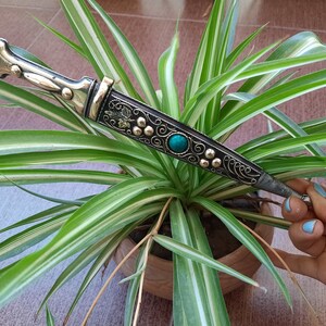 Custom Hand Forged Stainless Steel Handmade Dagger With Scabbard ...