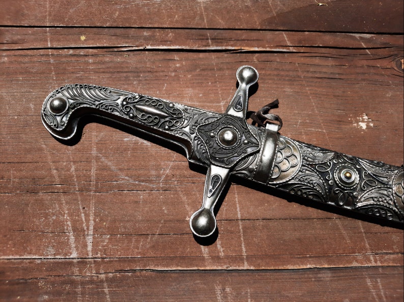 Handmade Ottoman Turkish Dagger / Sword With Scabbard - Etsy