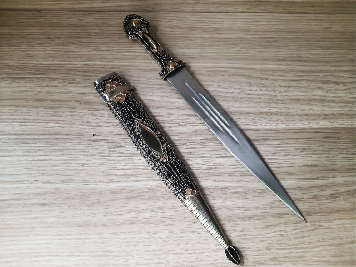 Daggers for Womans With Ornate Sheath and Stalk unshaven. - Etsy