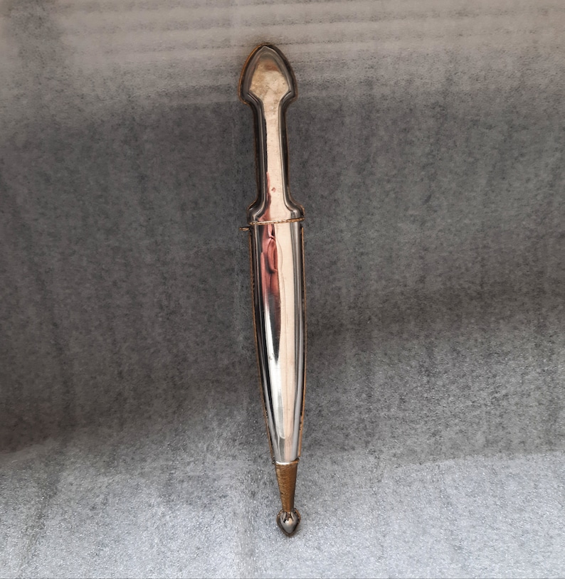 Handmade Dagger With Golden Engraved Sheath Stalk. unshaven - Etsy