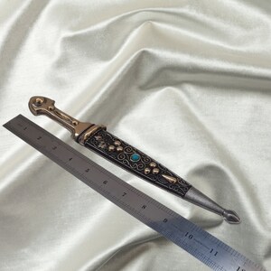 Fantasy Dagger With Intricate Filigree, Vine Motifs, With Scabbard ...