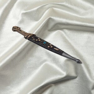 Fantasy Dagger With Intricate Filigree, Vine Motifs, With Scabbard ...