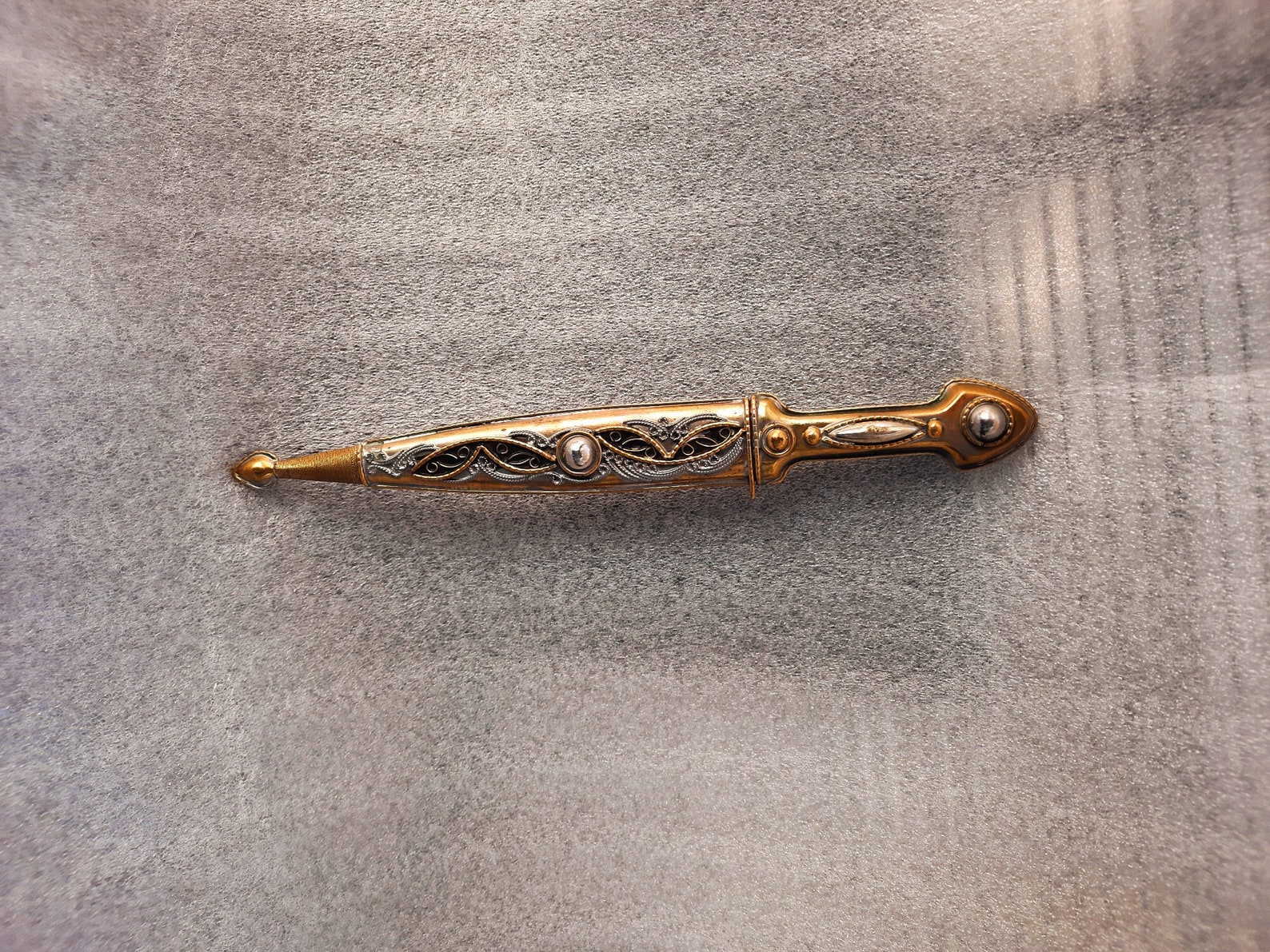 Beautiful Handmade Dagger With Golden Engraved Sheath Stalk. - Etsy