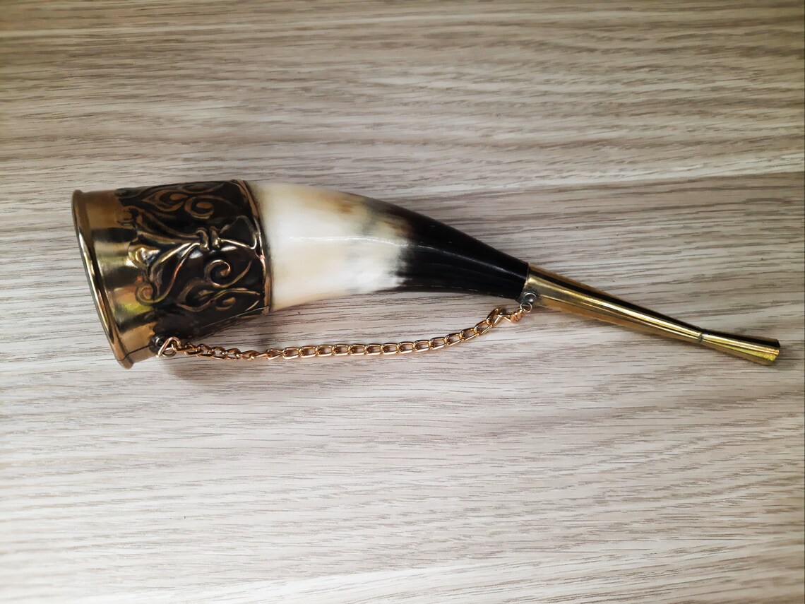 Viking Wedding Drinking Horns With Stand. Personalized Gift - Etsy