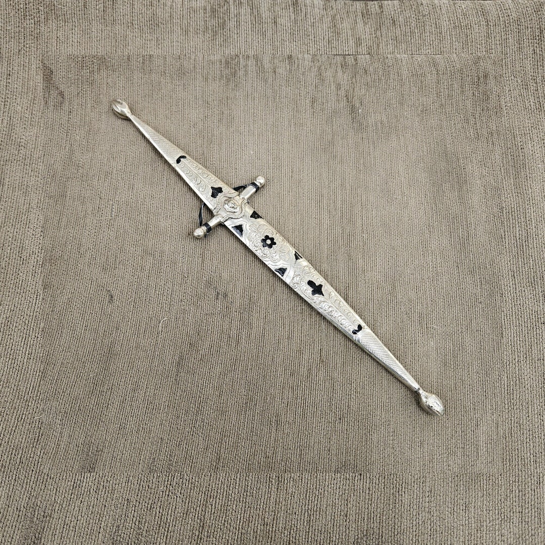 Knight's Handmade Dagger With Scabbard, Ornaments. Perfect for ...
