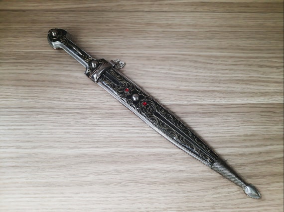 Medieval Dagger Handmade With Ornate Sheath. Viking Perfect - Etsy