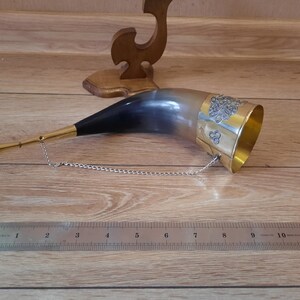Engraved Viking Drinking Horn With Stand: Personalized Groomsman Gift ...