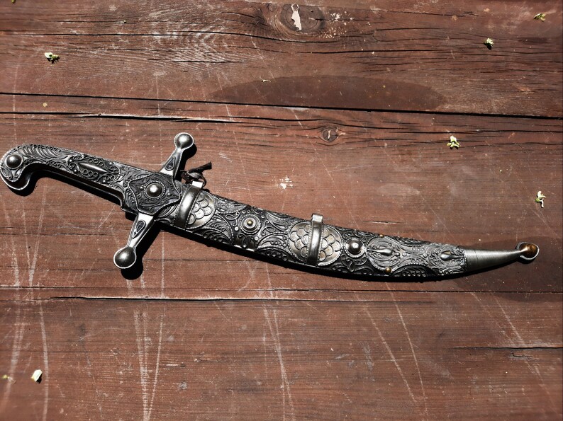 Handmade Ottoman Turkish Dagger / Sword With Scabbard - Etsy