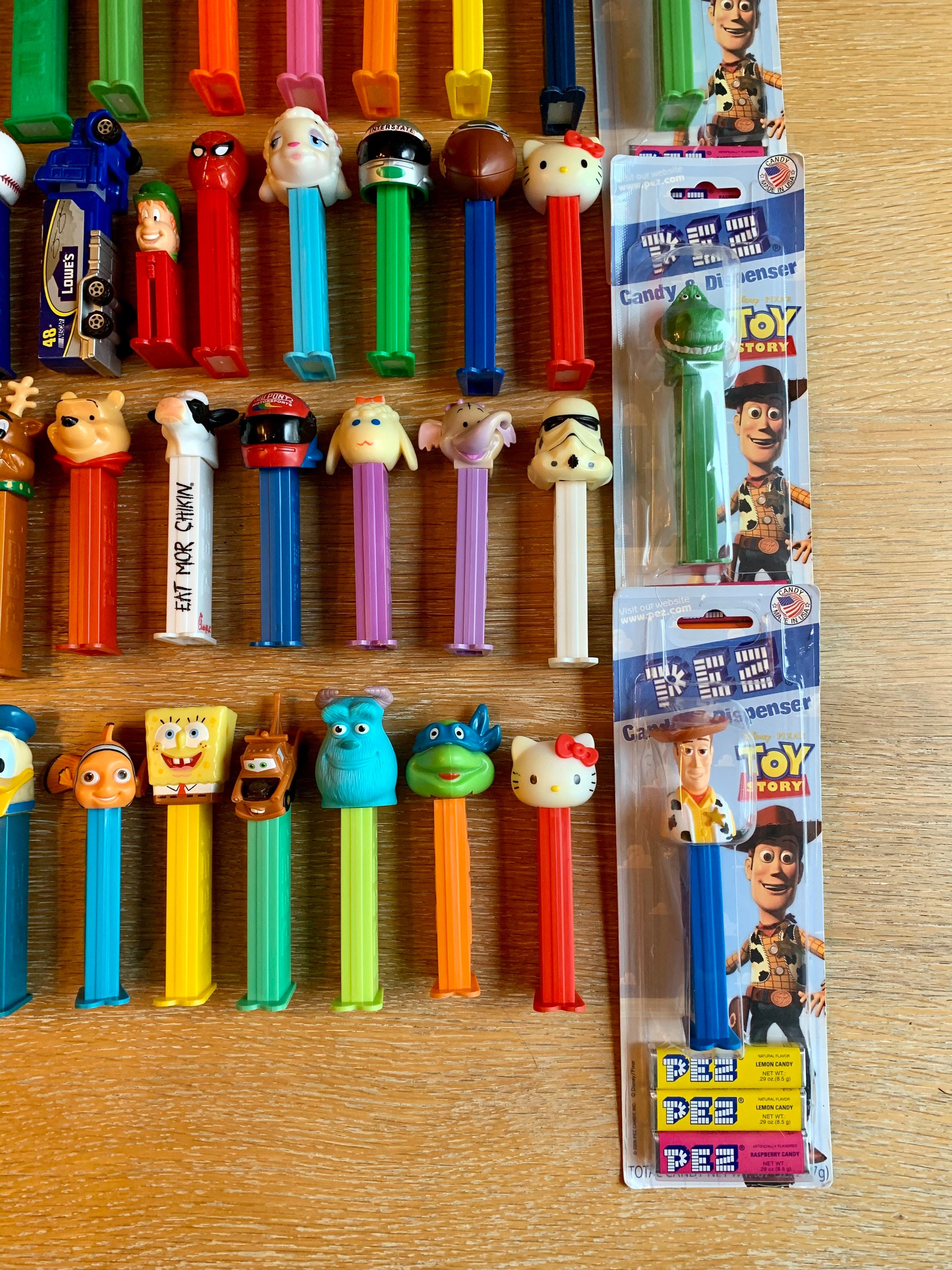 Vintage Pez Lot of 51 pieces Pez Candy Dispensers | Etsy