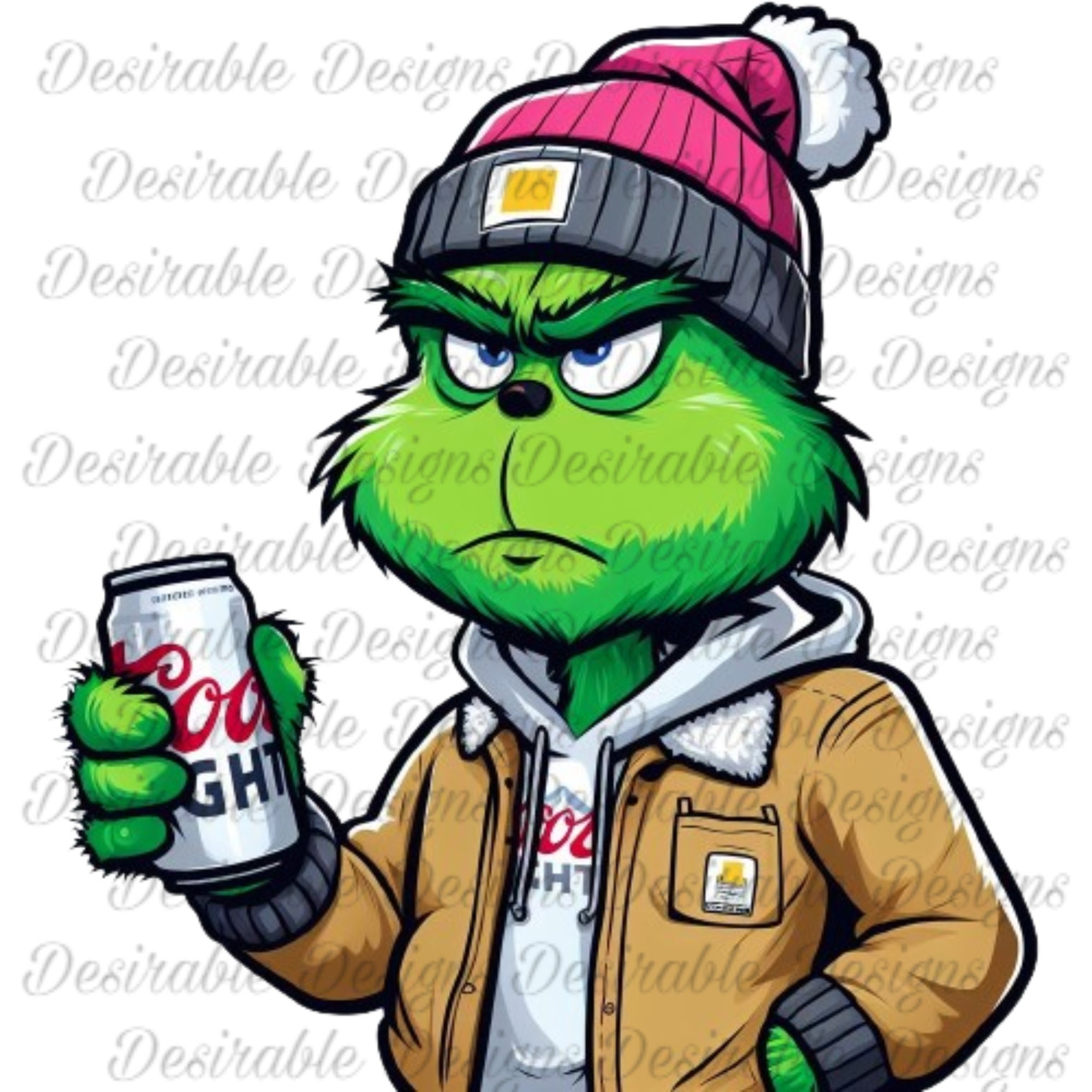 Grumpy Green Guy, Mean Guy, Grinchy, PNG, PNG File, PNG Download ...