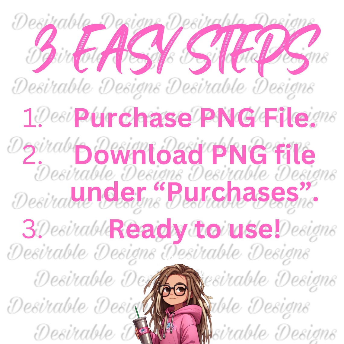 Bougie Girl With Lotus, Pink, Dreadlocks, Coffee, Sublimation, Digital ...