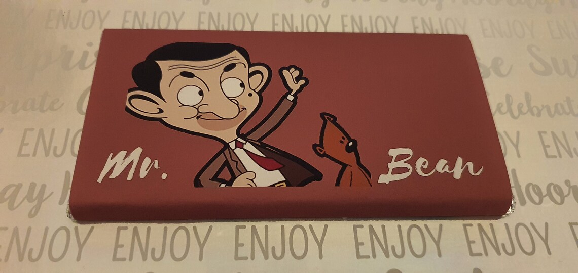 Mr. Bean Novelty Kids Chocolate Bar with selection of | Etsy