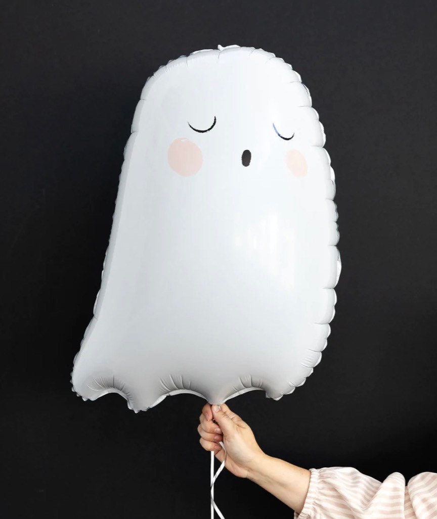 Trick or Treat Ghost Balloon Ghost Balloon mylar Balloon - Etsy