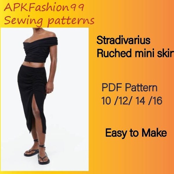 Open Front Skirt - Etsy