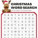 Kids Christmas Activity Pages, Word Search, Printable Kids Christmas ...