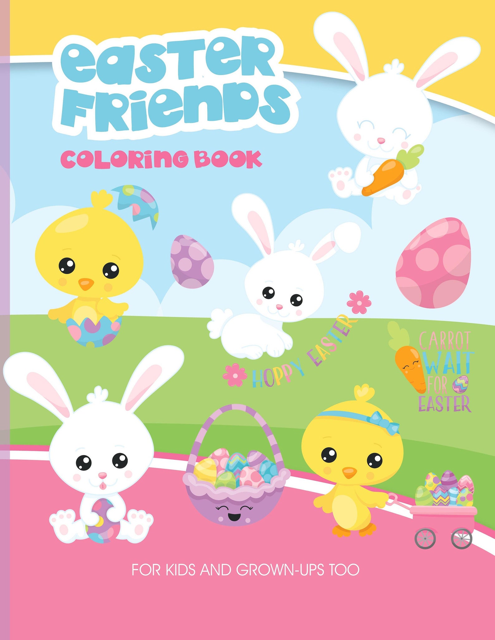 Easter Bunny Coloring Pages, 30 Printable Easter Coloring Pages, Easter ...