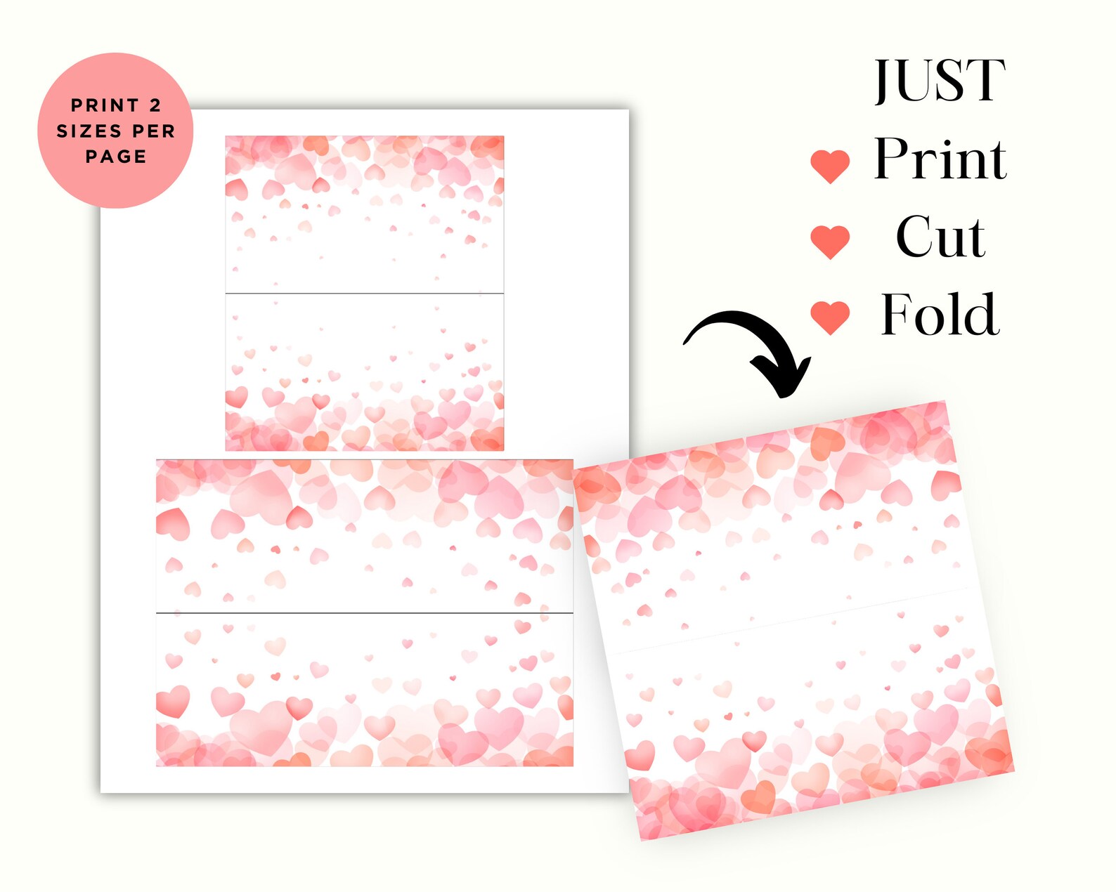 Valentines Day Treat Bag Topper, Happy Valentines Gift Topper ...