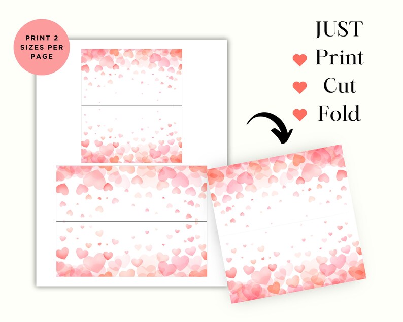 Valentines Day Treat Bag Topper, Happy Valentines Gift Topper ...