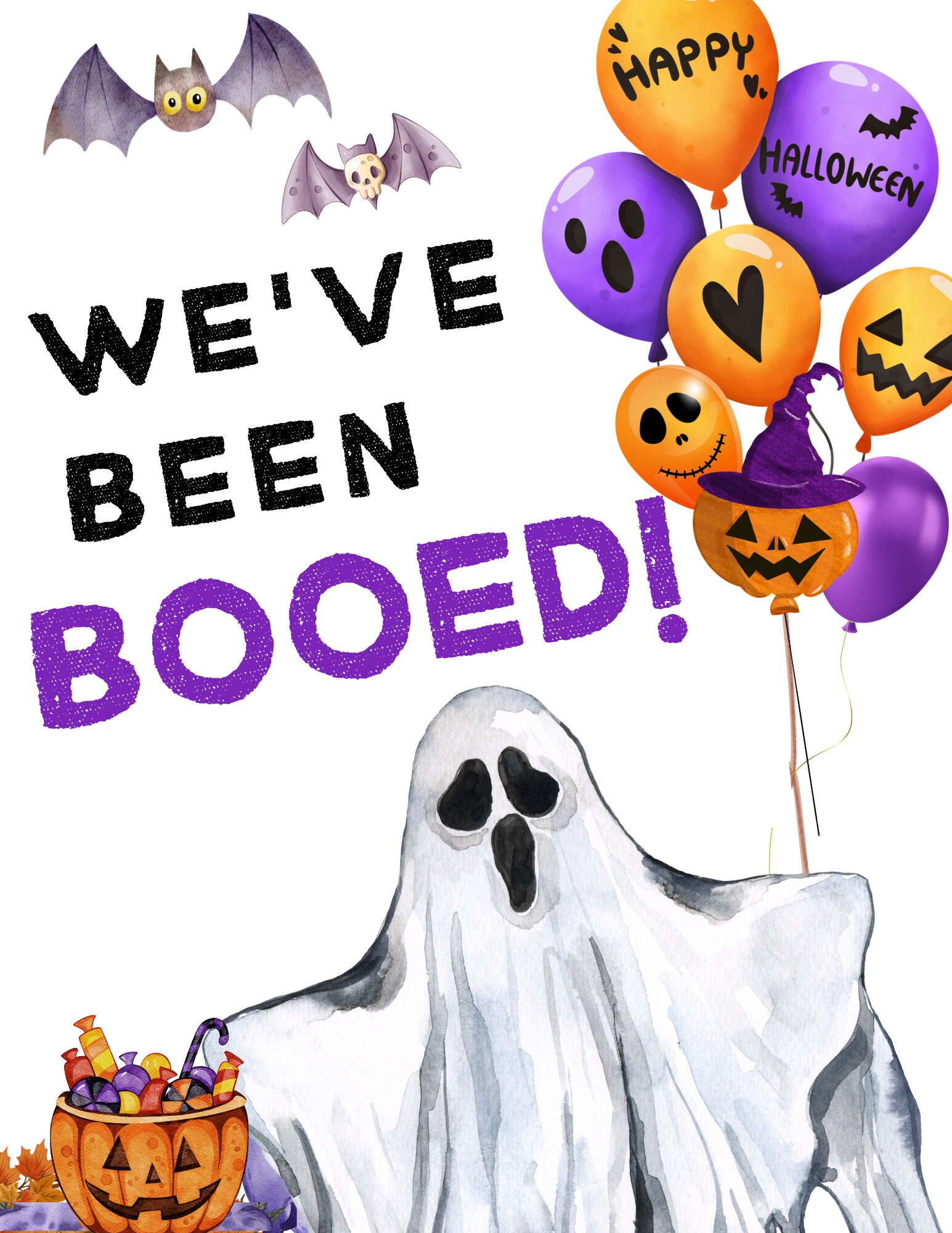 We've Been Booed Halloween Game Printable - Etsy