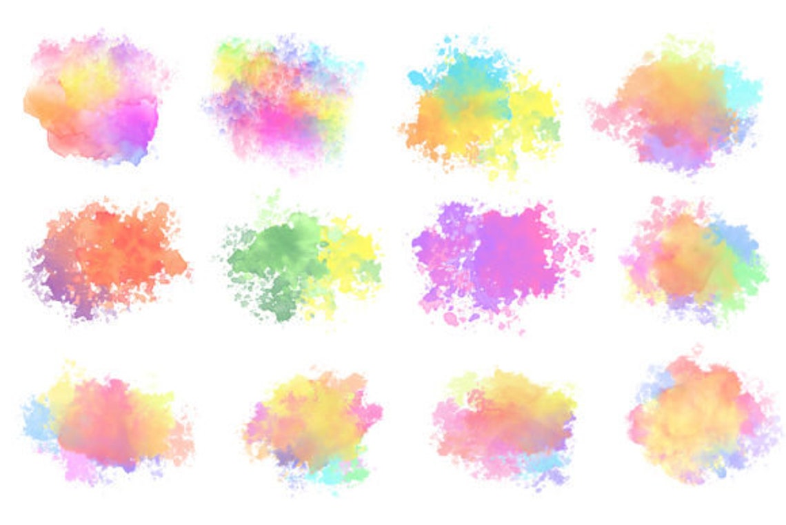 Watercolor Splash, Watercolour Splash, Watercolor Clipart, Color Splash ...