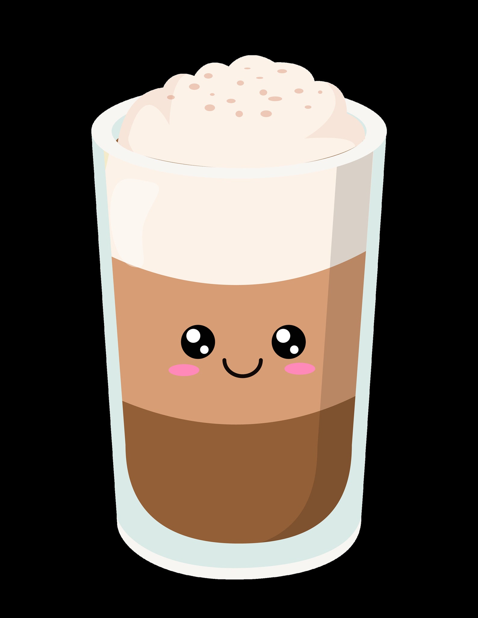 Kawaii Coffee Clipart, Kawaii Coffee PNG, Clipart Bundle, Cute Kawaii ...