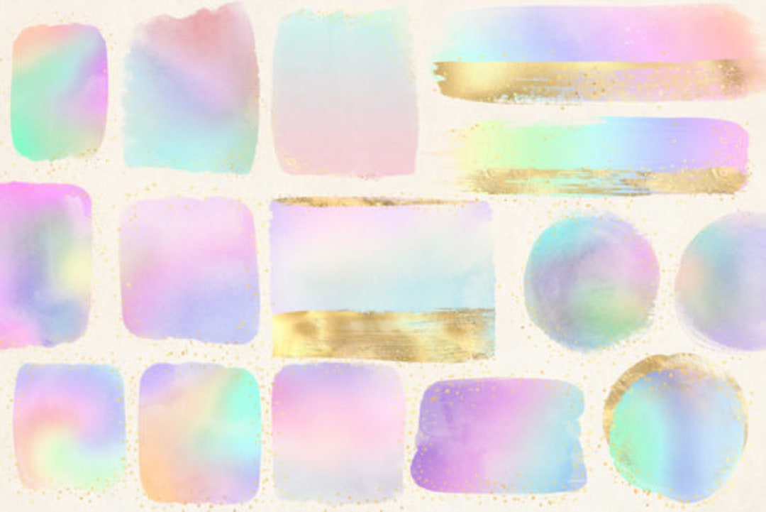 Watercolor Splash, Rainbow Gold Splash, Rainbow Splash, Gold ...