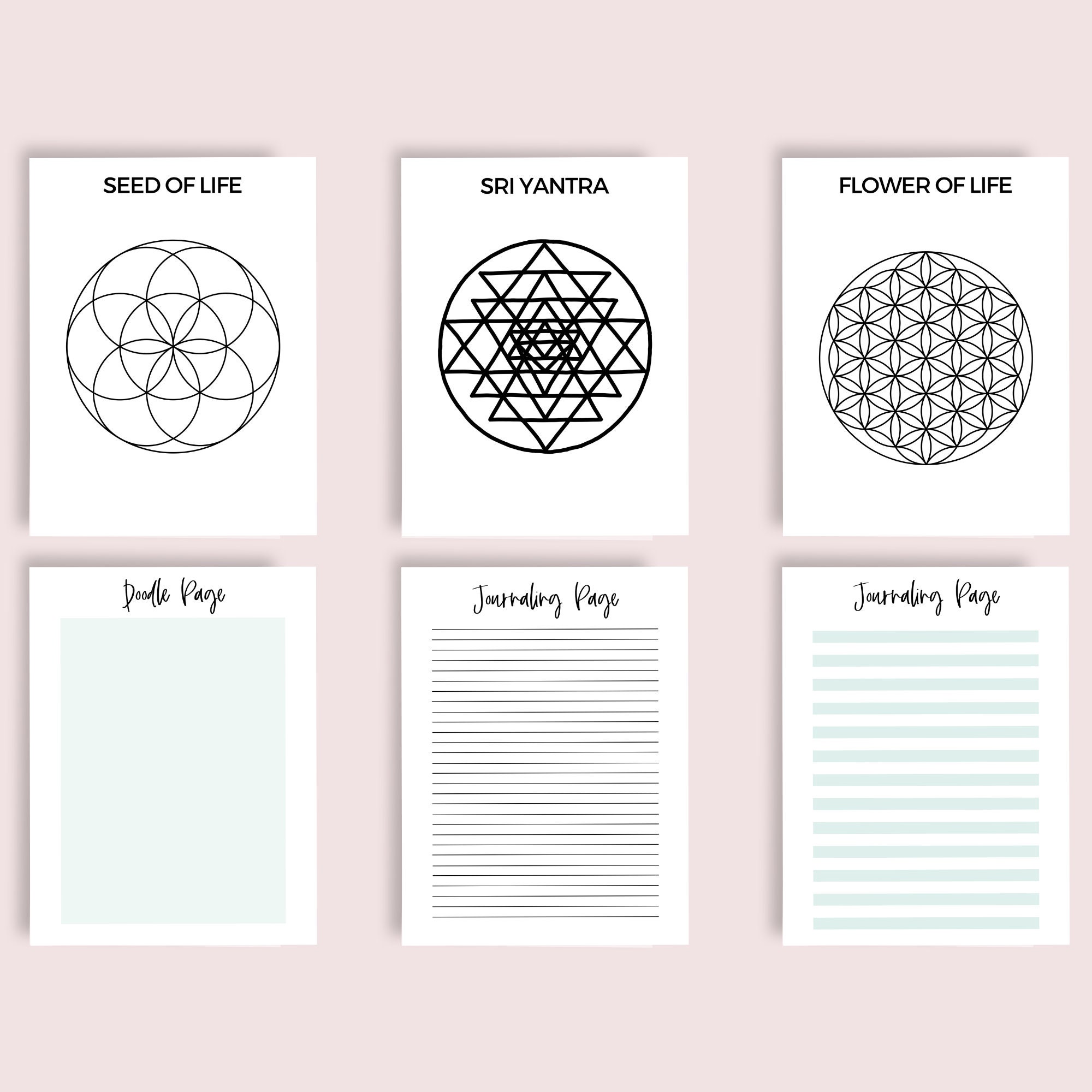 Printable Crystal Journal and Workbook - Etsy
