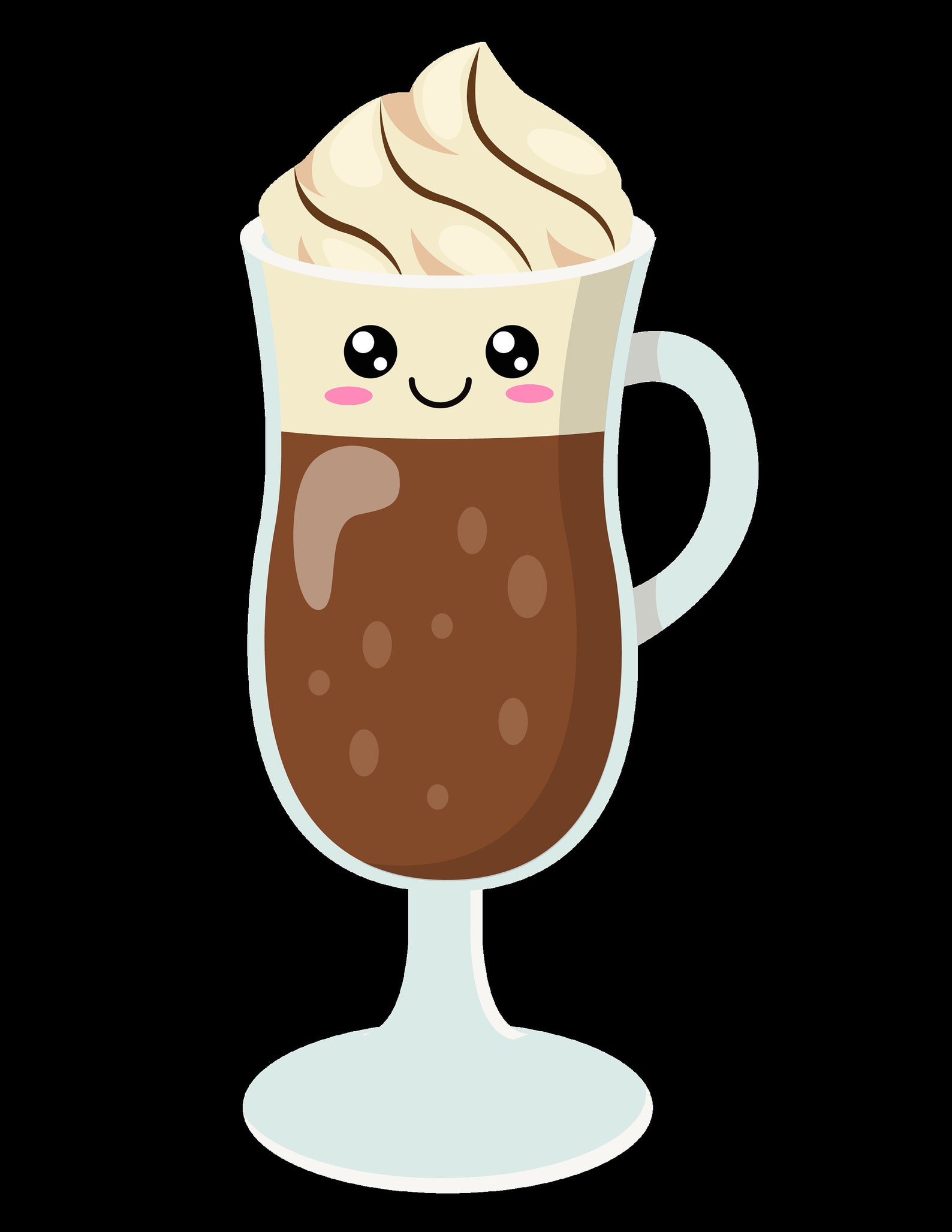 Kawaii Coffee Clipart, Kawaii Coffee PNG, Clipart Bundle, Cute Kawaii ...