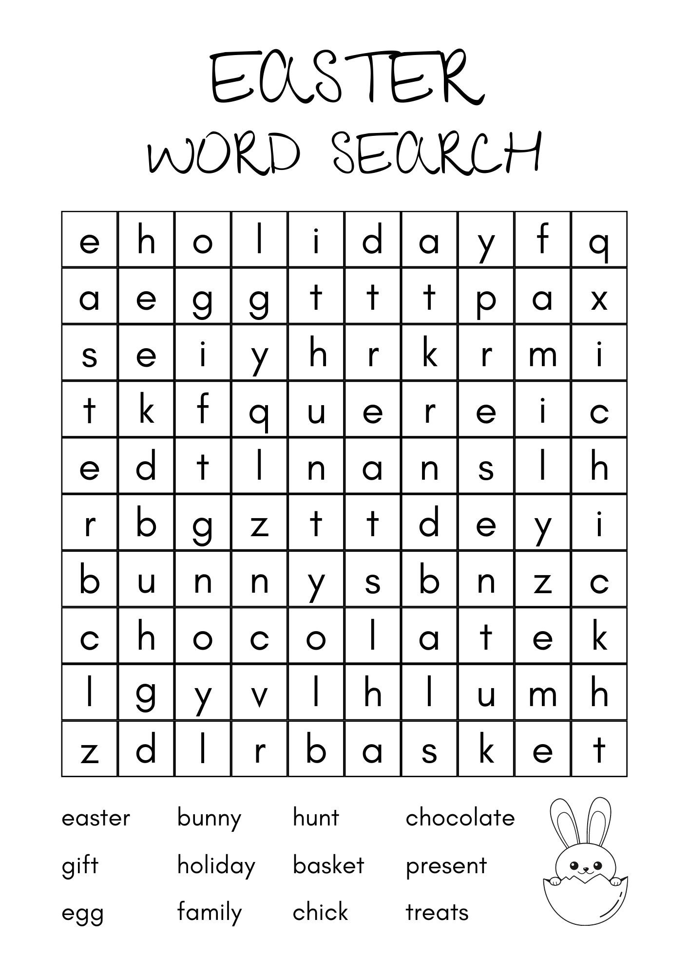 Easter Activity Bundle, Easter Fun, Easter Printables, Easter Word ...