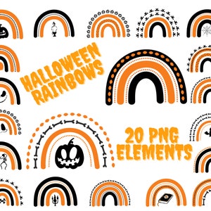 Halloween PNG, Halloween, Clipart, Halloween Rainbow Clipart, Halloween ...