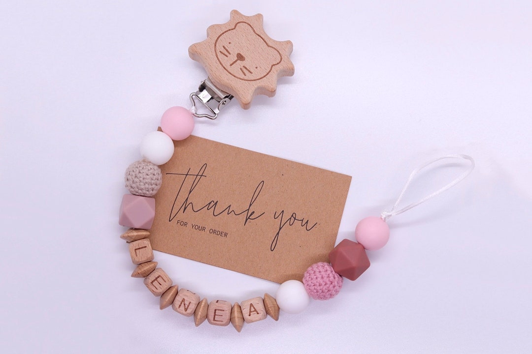 Pacifier Chain I Personalized I Girl I Boy I Handmade - Etsy