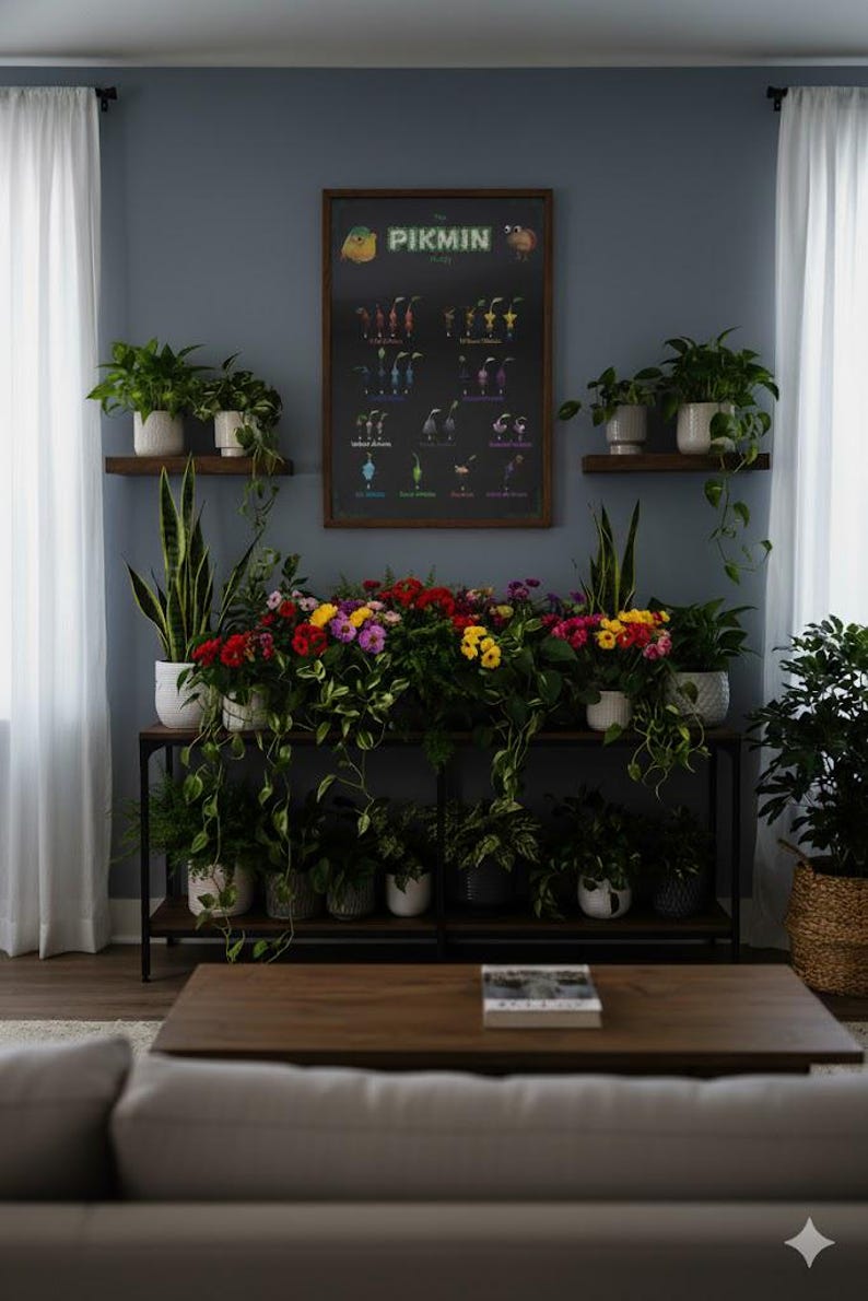 Pikmin Family Poster - Etsy