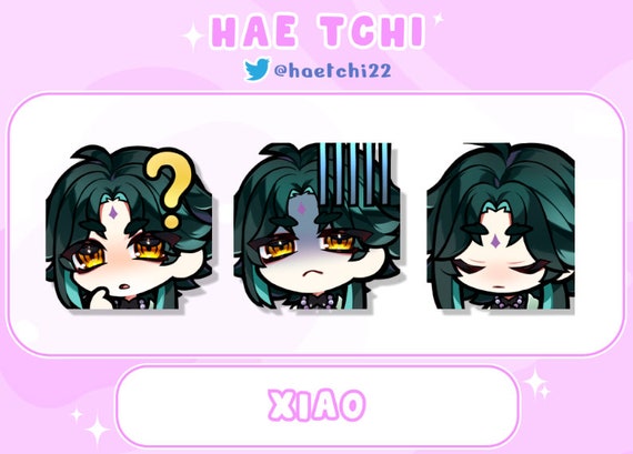 Genshin Impact Xiao Emotes - Etsy