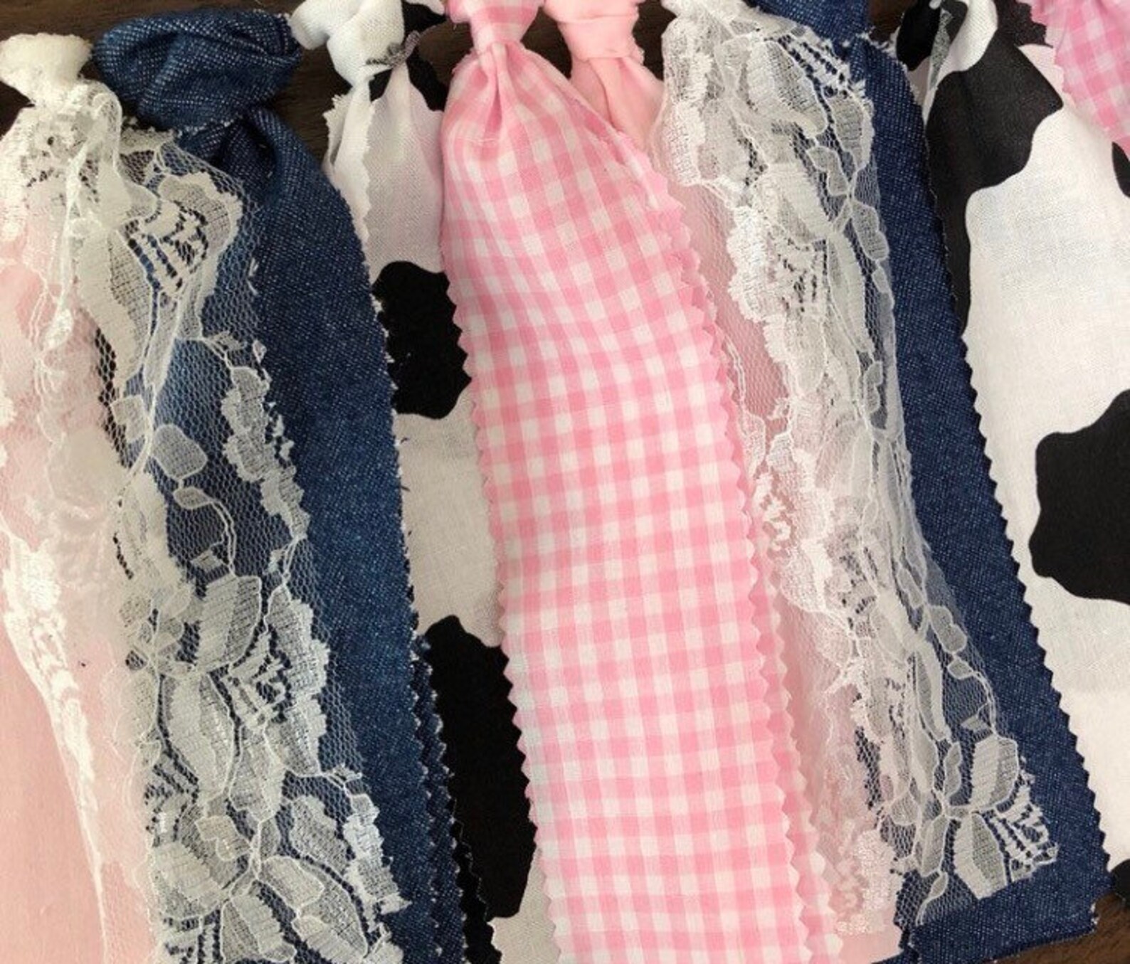 Girly Cow High Chair Banner Cow High Chair Banner Girly Farm | Etsy