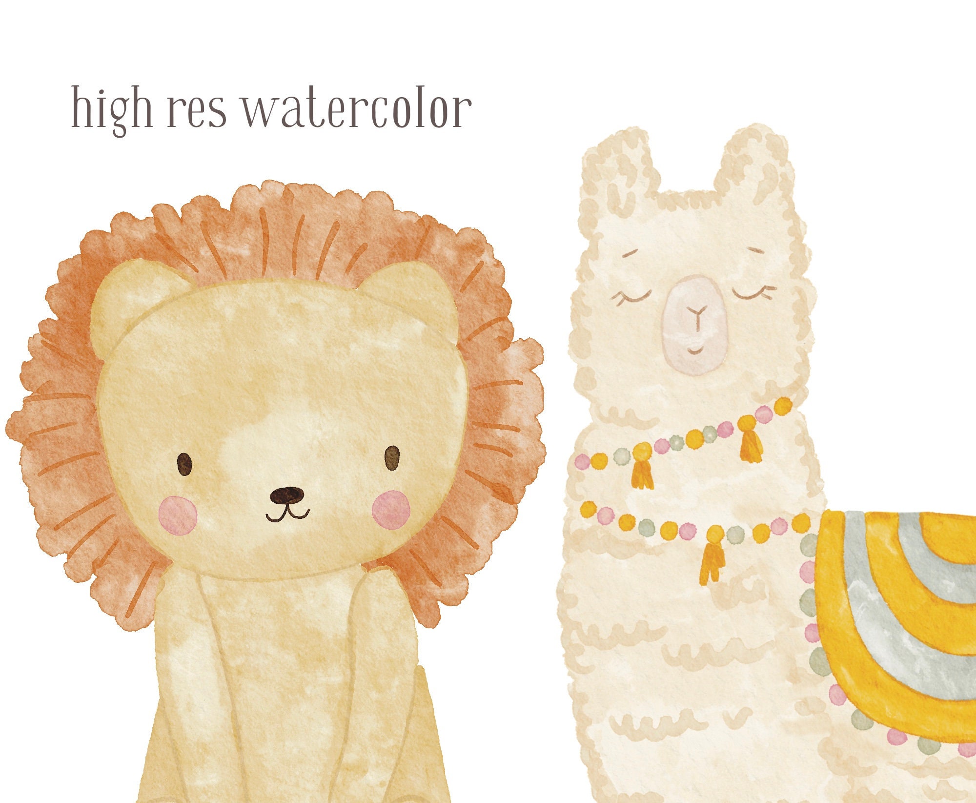 Watercolor Baby Toys Clipart, Nursery Baby Shower Clipart, Kids Png ...