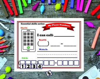 Important Phone Numbers Printable - Etsy