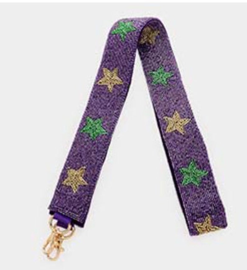 Mardi Gras Seed Bead Star Strap - Etsy