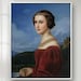 Joseph Stieler - Portrait of Cornelia Vetterlein 40 X 50 Cm HANDMADE ...