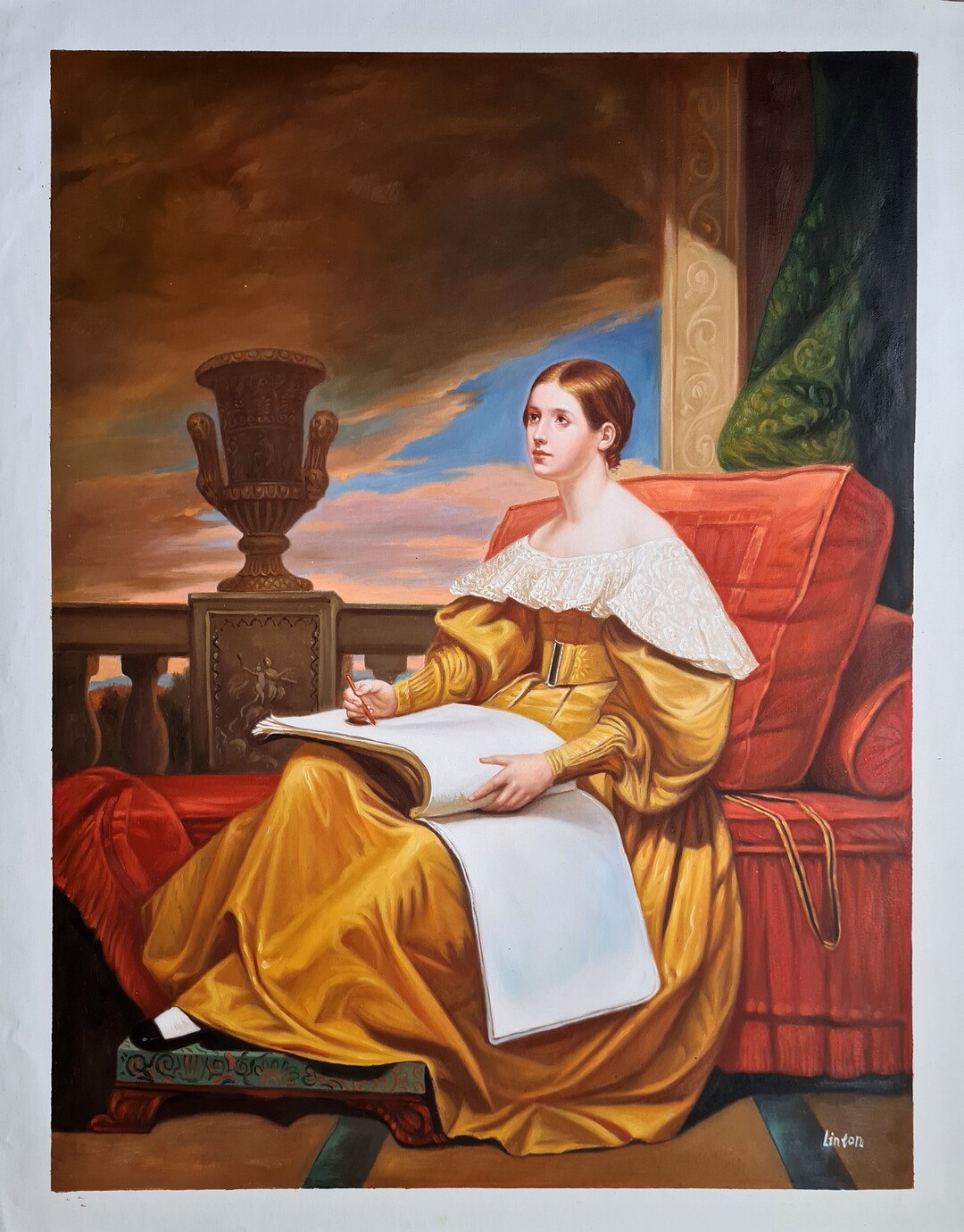 Samuel Finley Breese Morse - Susan Walker Morse (the Muse) 65 X 85 Cm ...