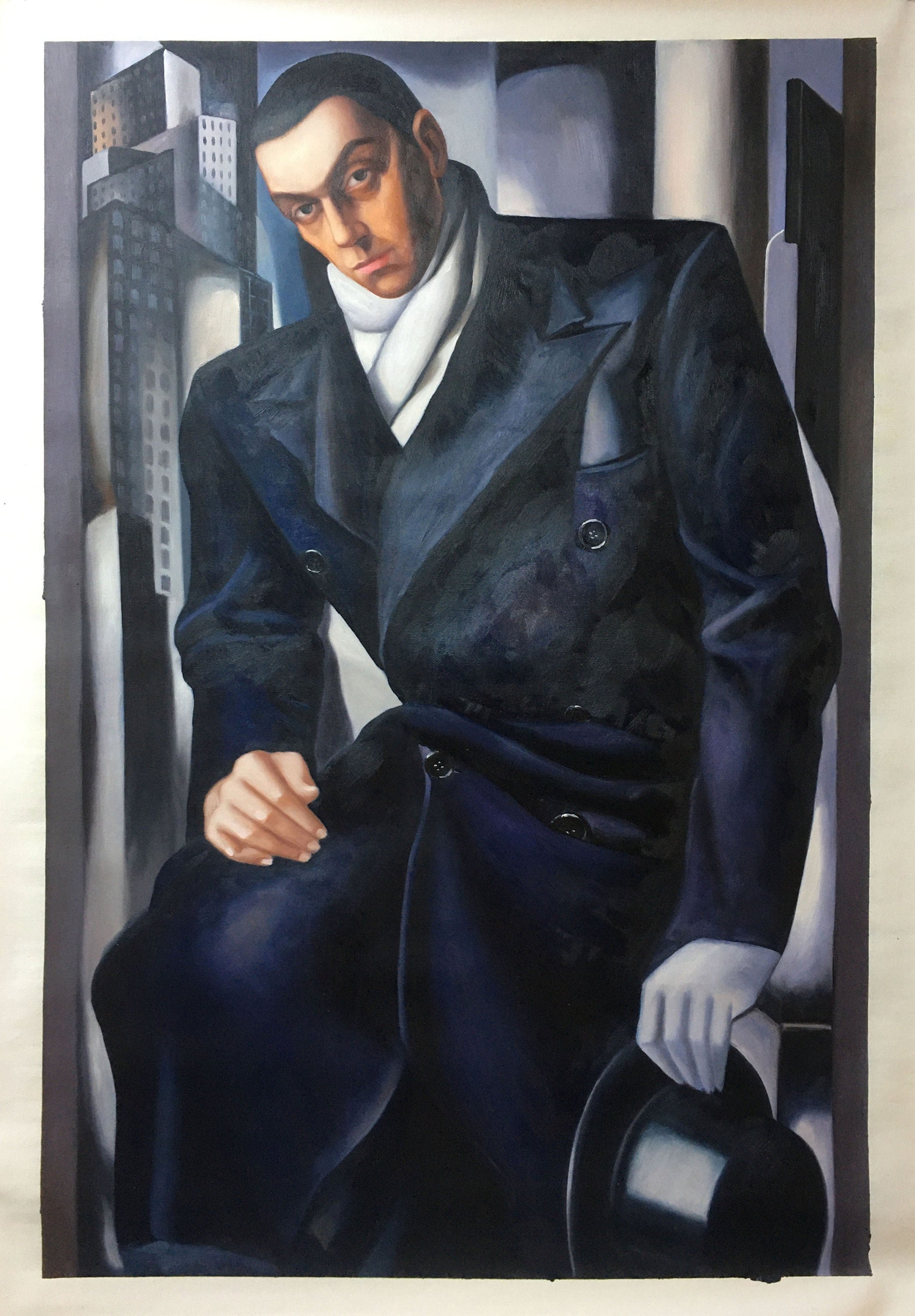 Tamara De Lempicka Portrait of a Man or Mr Tadeusz De Lempicki 60 X 90 ...